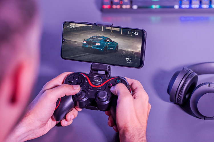 SP-REMOTE-01 Comando C/ Suporte P/ Smartphone | Viptrónica