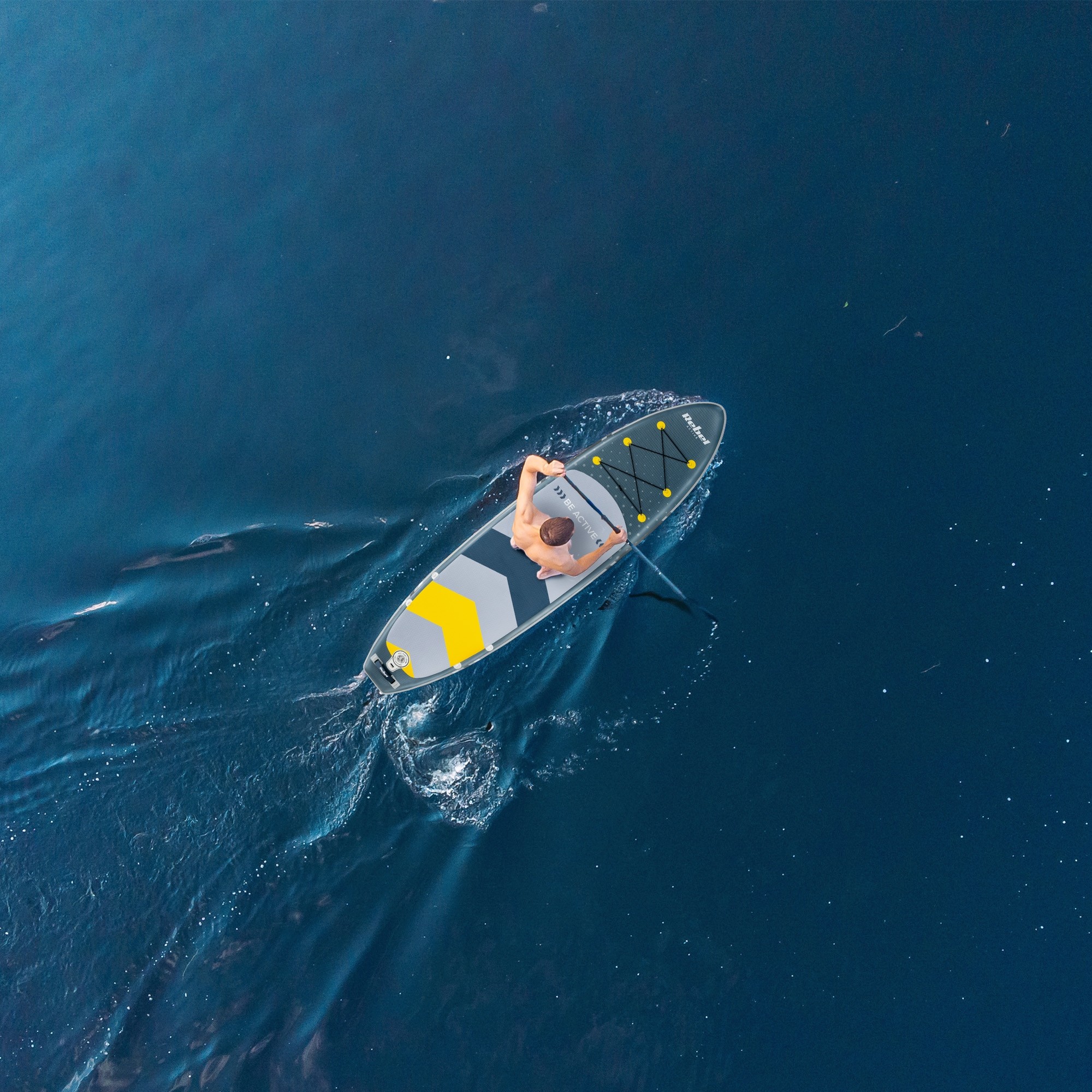 Deska SUP REBEL ACTIVE pompowana 350x80x15cm , zestaw - Lechpol B2B