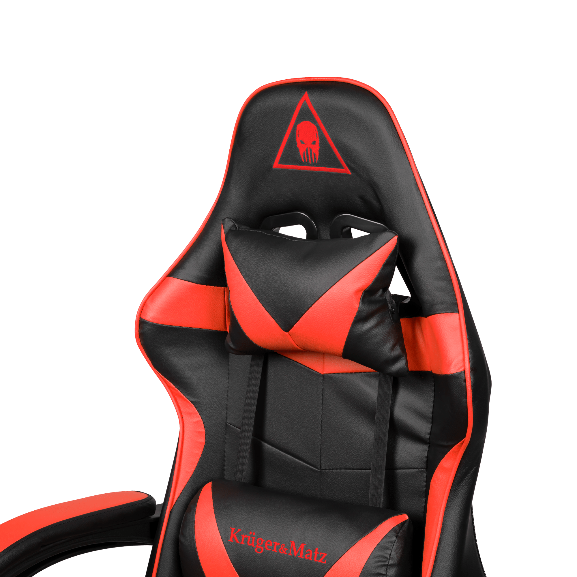 Fotel gamingowy Kruger&Matz GX-150 Czarno-czerwony - Lechpol B2B