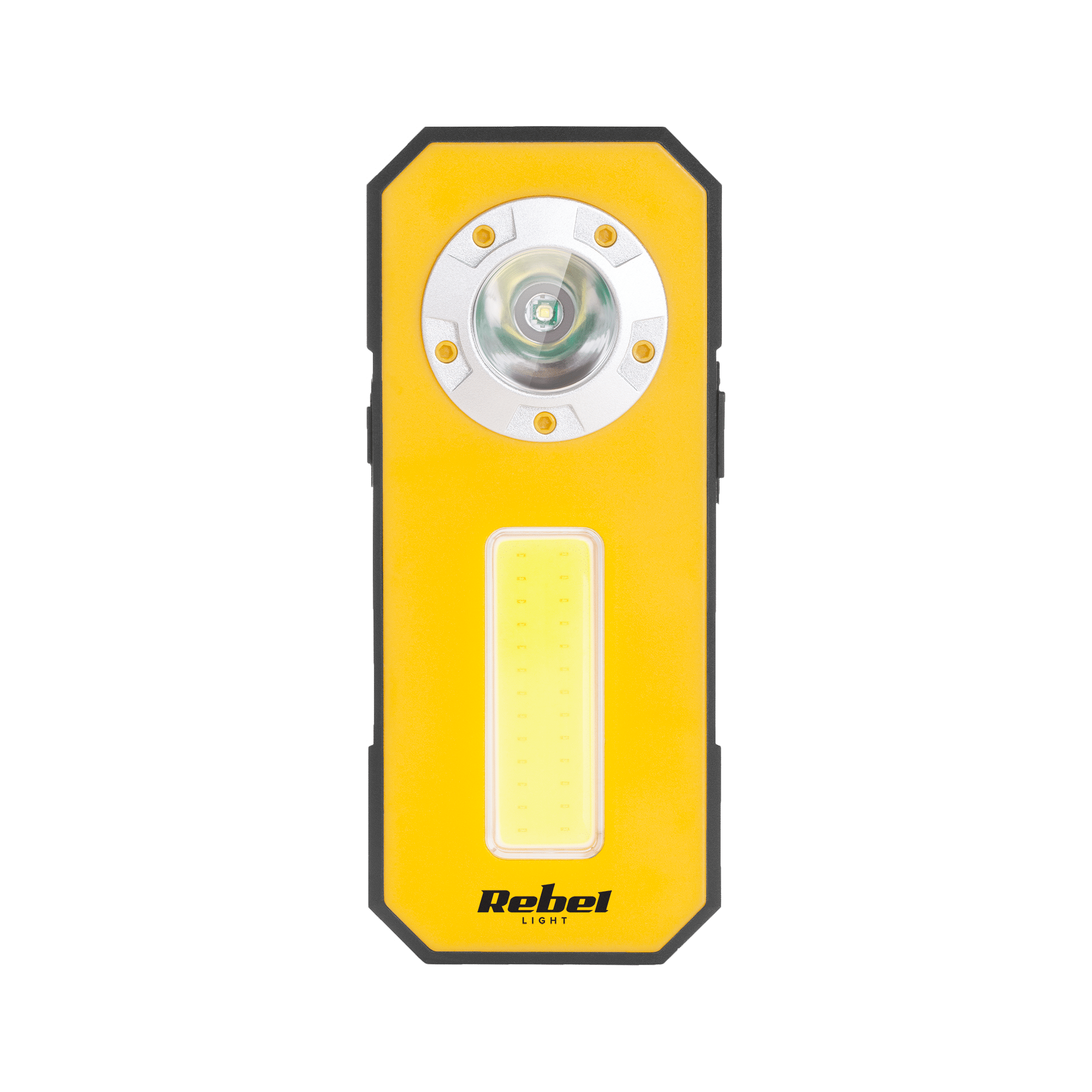 Mini akumulatorowa lampa warsztatowa (3W COB + 3W LED) - Lechpol B2B