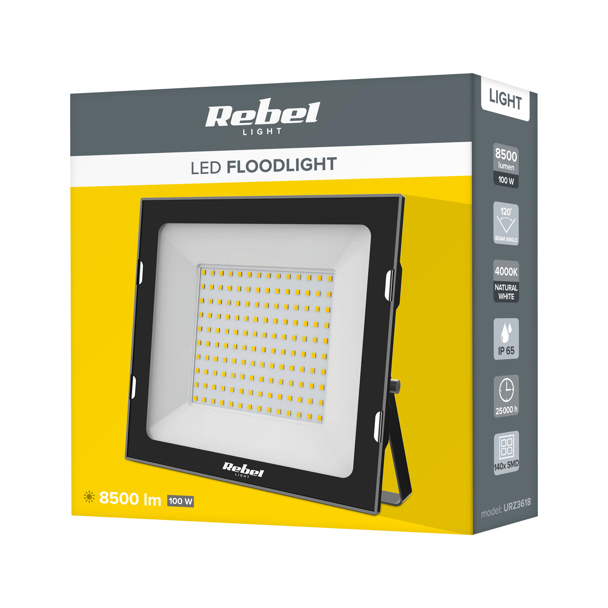 Reflektor Led 100W, 4000K, 230V - Lechpol B2B