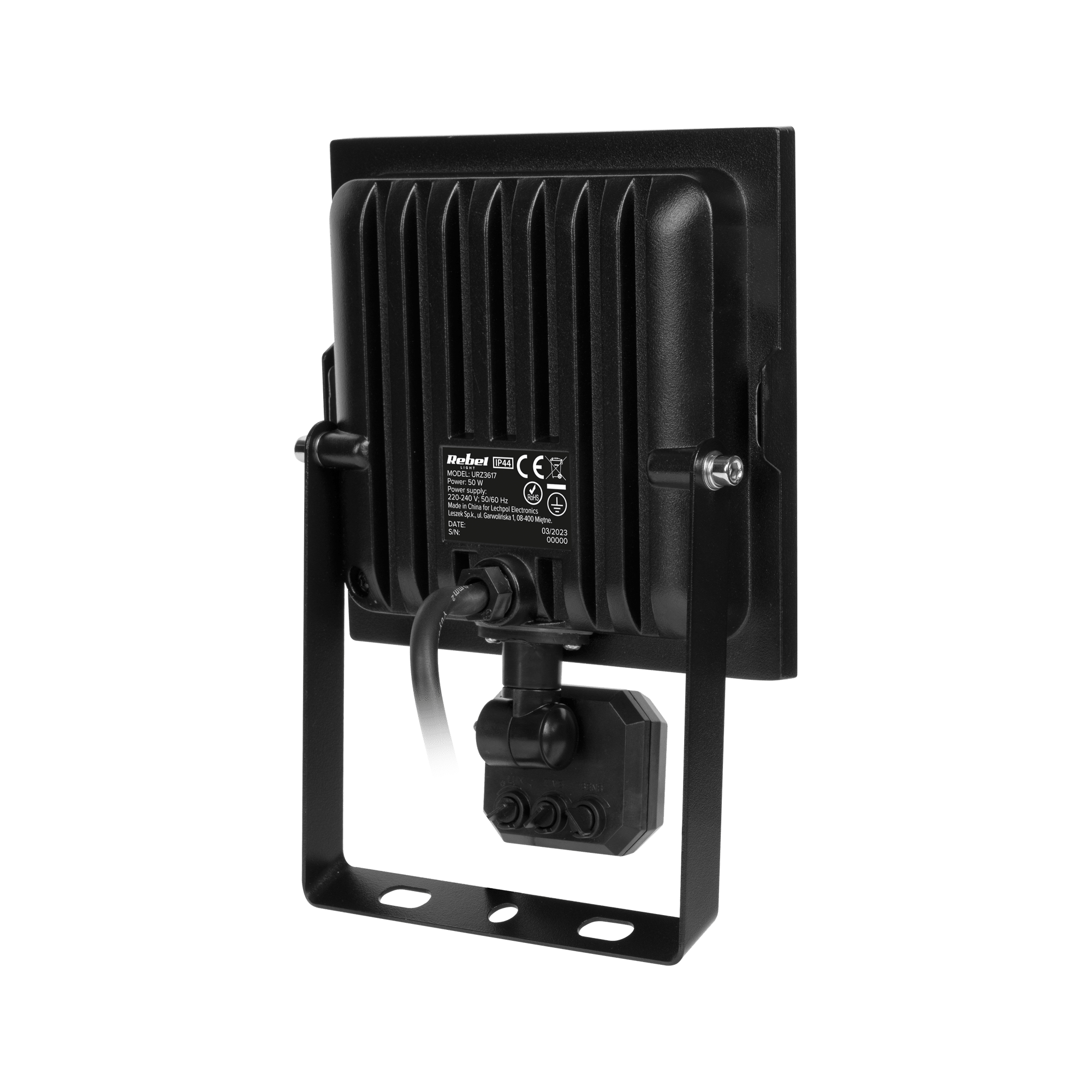 Reflektor LED 50W z sensorem zmierzchu i ruchu, 4000K, 230V - Lechpol B2B