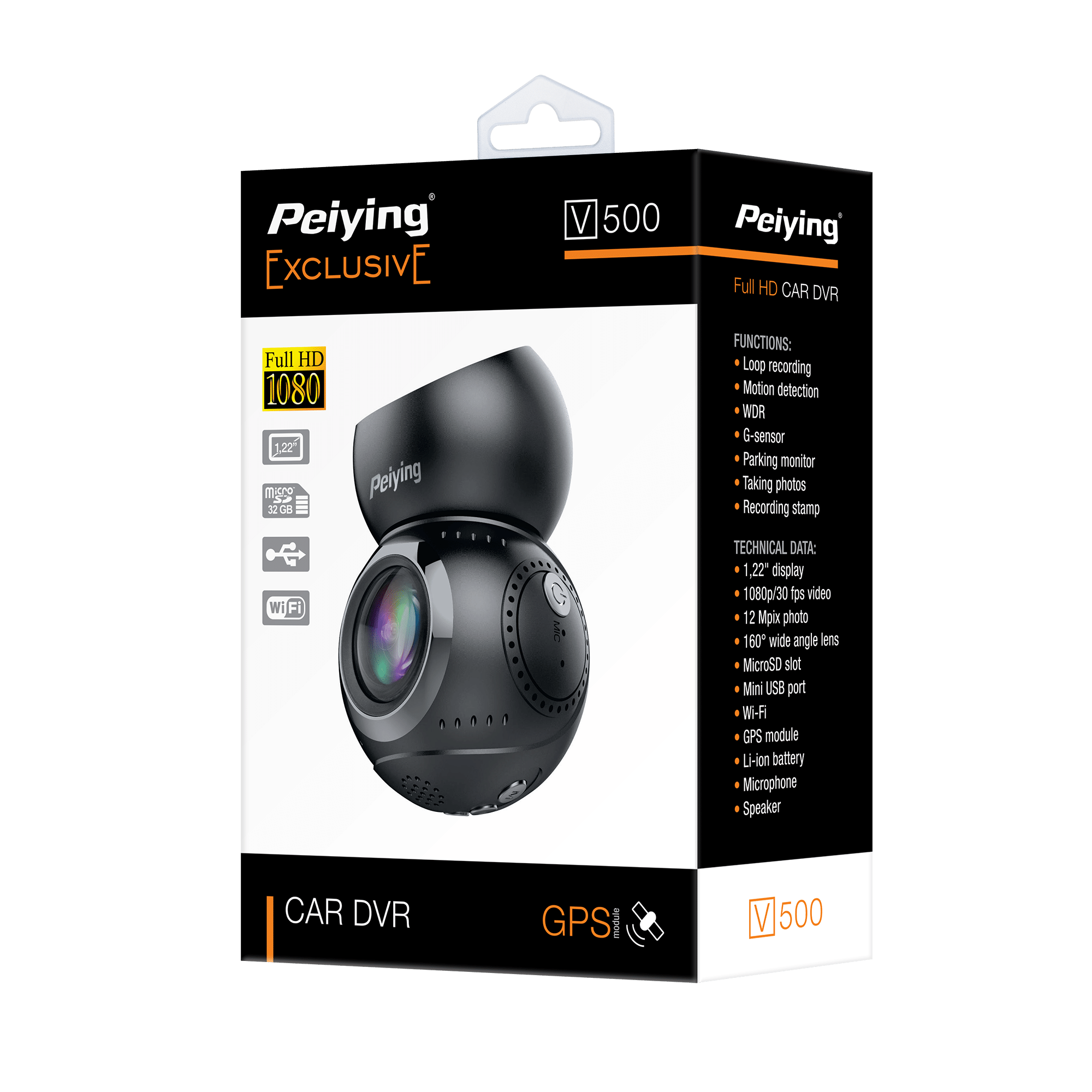 Rejestrator samochodowy Peiying Exclusive V500 - Lechpol B2B